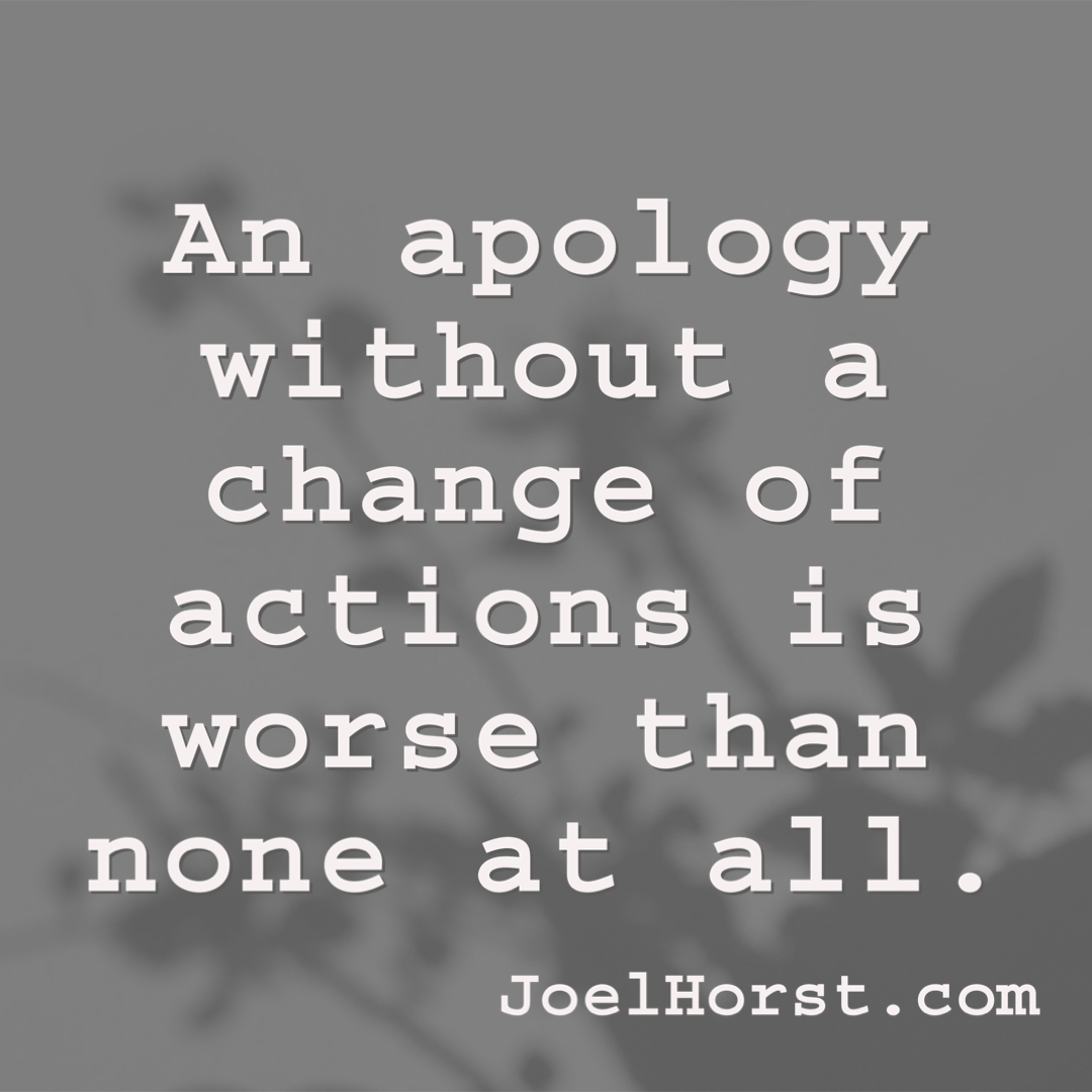 When Apologies Are Harmful • Joel Horst